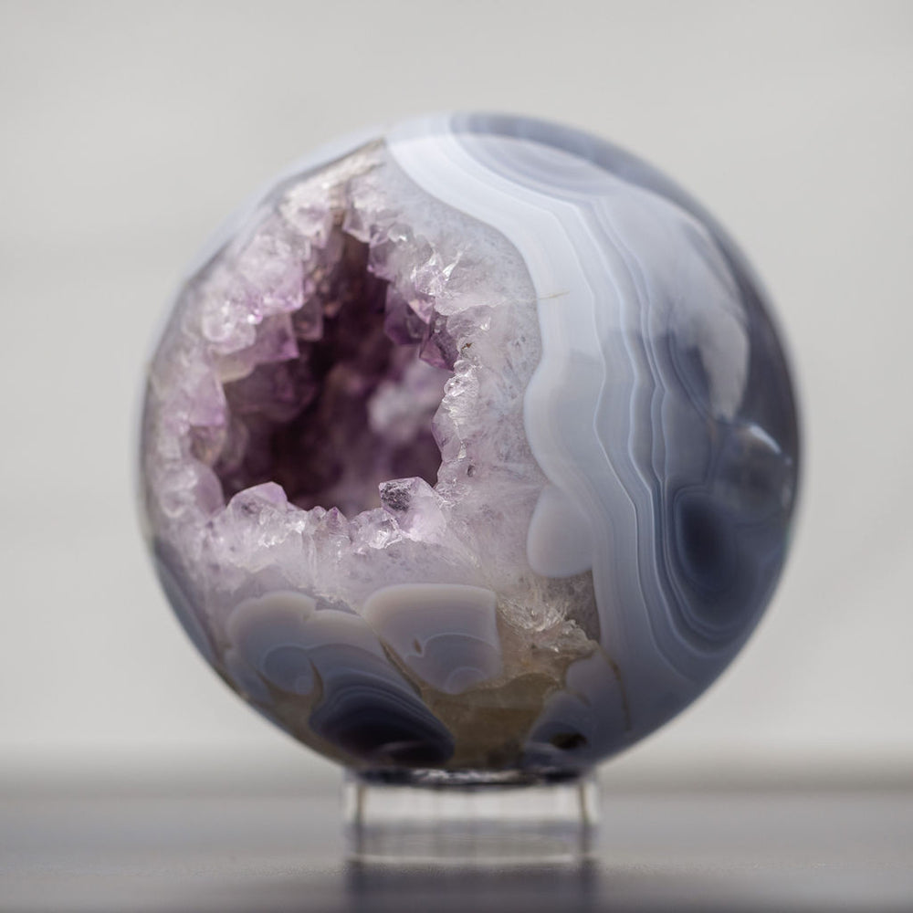 Amethyst and Agate Sphere Shop Nature s Twist
